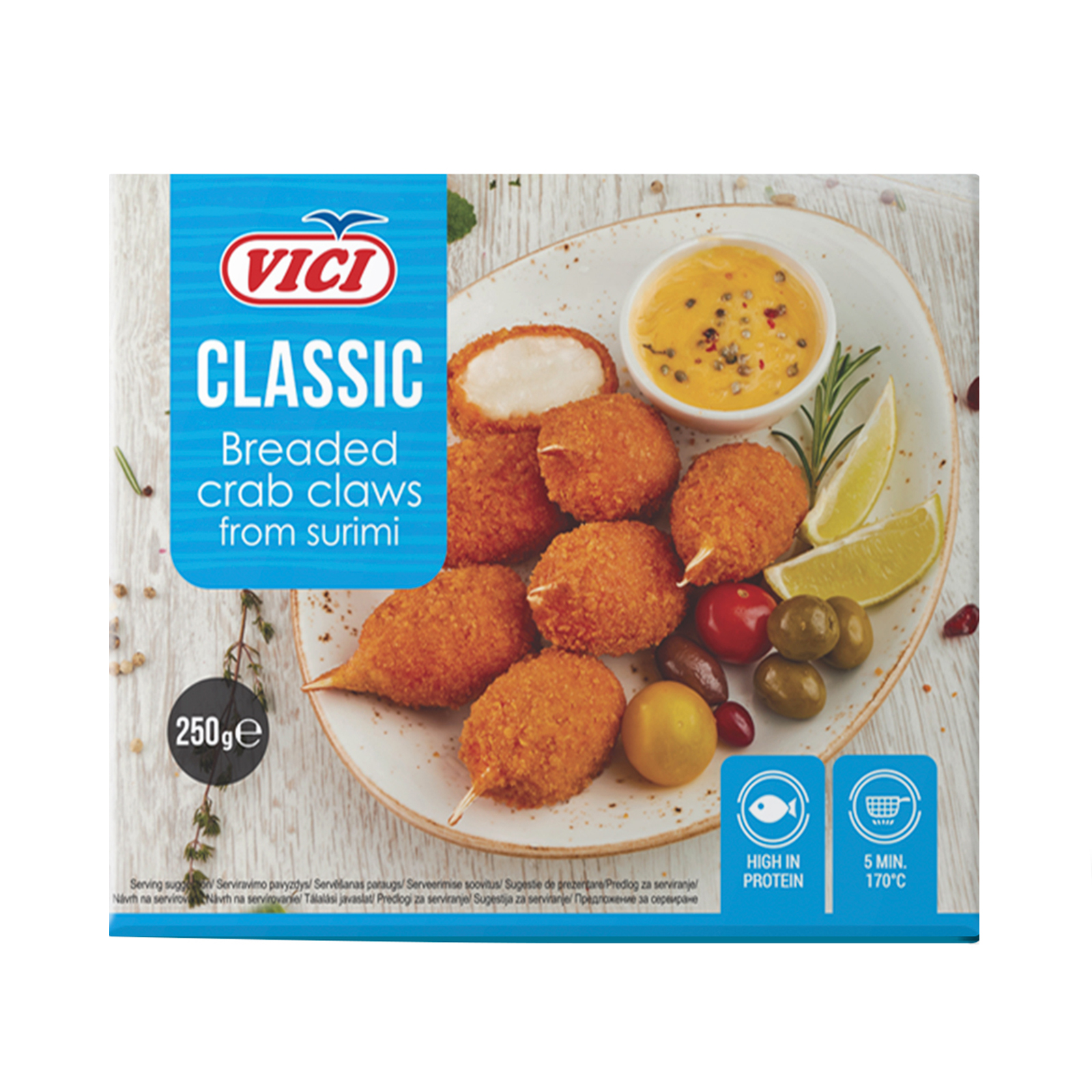 CRAB CLAWS BREADED, SURIMI 8pcs 26% | wokshop.gr